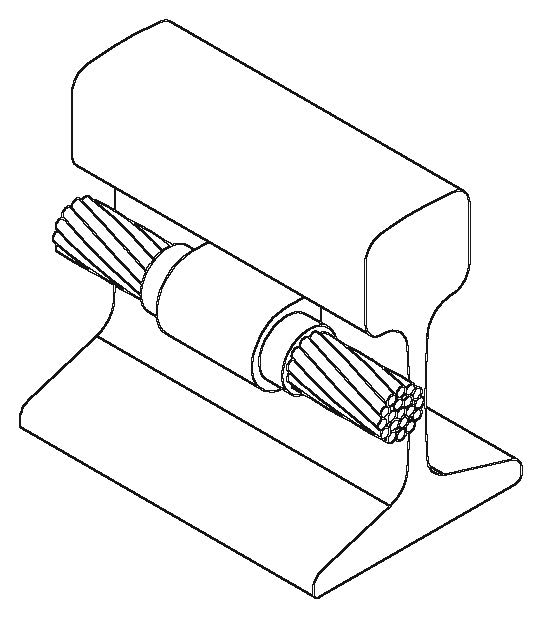 Rail Web Grounding - Thru Connection | Harger Lightning and Grounding